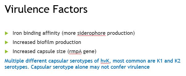 Hypervirulent (Hypermucoviscous) Klebsiella – 09/06/2017 (Presented by ...