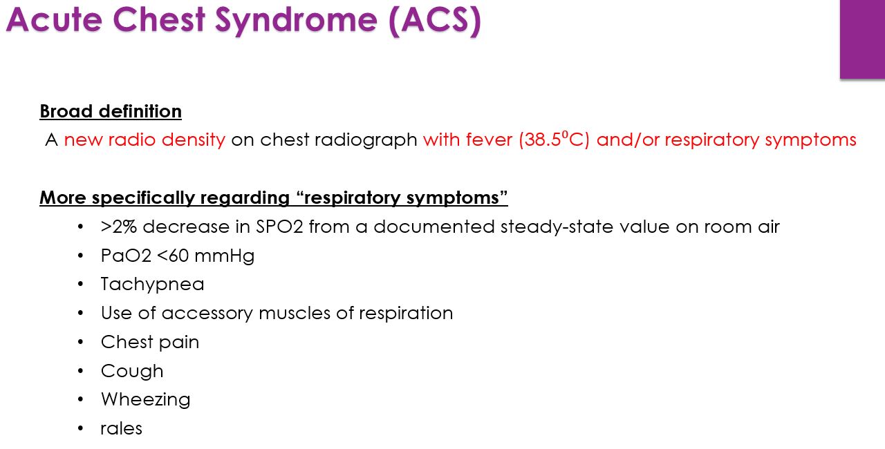 Sickle Cell Acute Chest Syndrome – 09/12/2017 | SCVMC IM Chief Resident ...